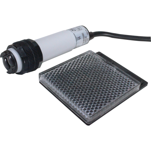 Sensor fotoeléctrico retroreflectivo 2M de distancia M18 grado IP66 ...