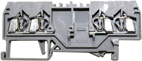 Borneras riel din 2mm² libre mantenimiento con resorte frontal BM2 ...