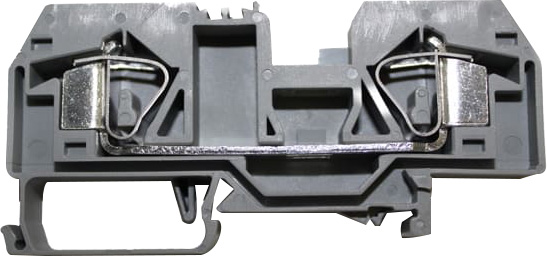 Borneras riel din 16mm² libre mantenimiento con resorte 2 vías frontal ...