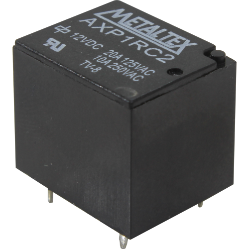Relé miniatura hasta 20A PCB serie AXP - Metaltex