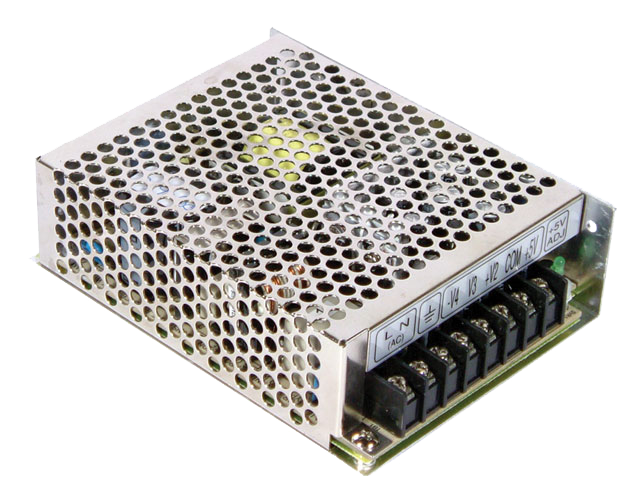 Fuente de Poder Mean Well Fuente de poder Gabinete 65W 4 Salidas RQ-65 ...