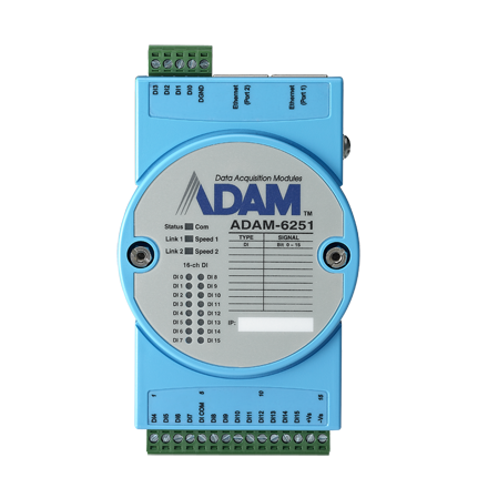 16-ch Isolated Digital Input Modbus TCP Module | Soluciones de ...