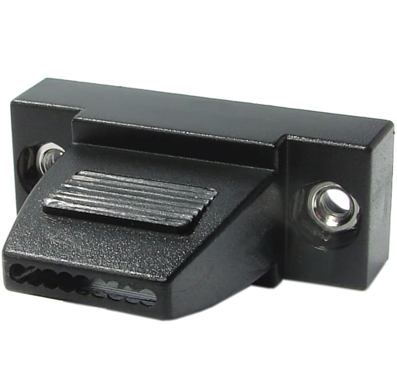 Capa plástica para DB25 con salida para cable plano 9 vías