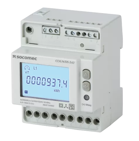 Contador trifásico Countis E43 230VAC MODBUS RS-485