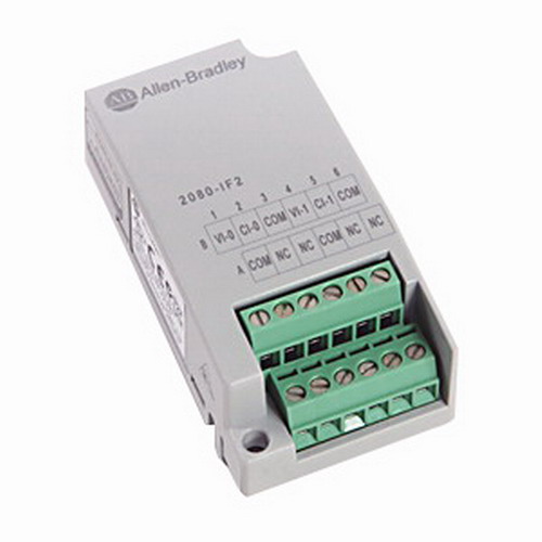 Micro8000 I/O Module, 2 Channel Voltage/Current Analog Inputs, 0-10 Volt, 0-20 mA, 12 Bits ...