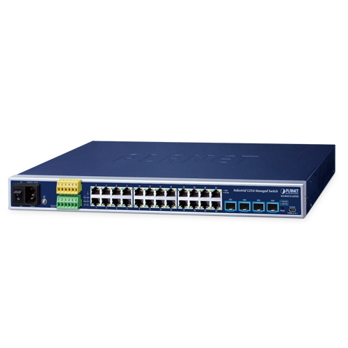 Switch Ethernet Administrado Industrial L2/L4 de 24 Puertos 10/100 ...
