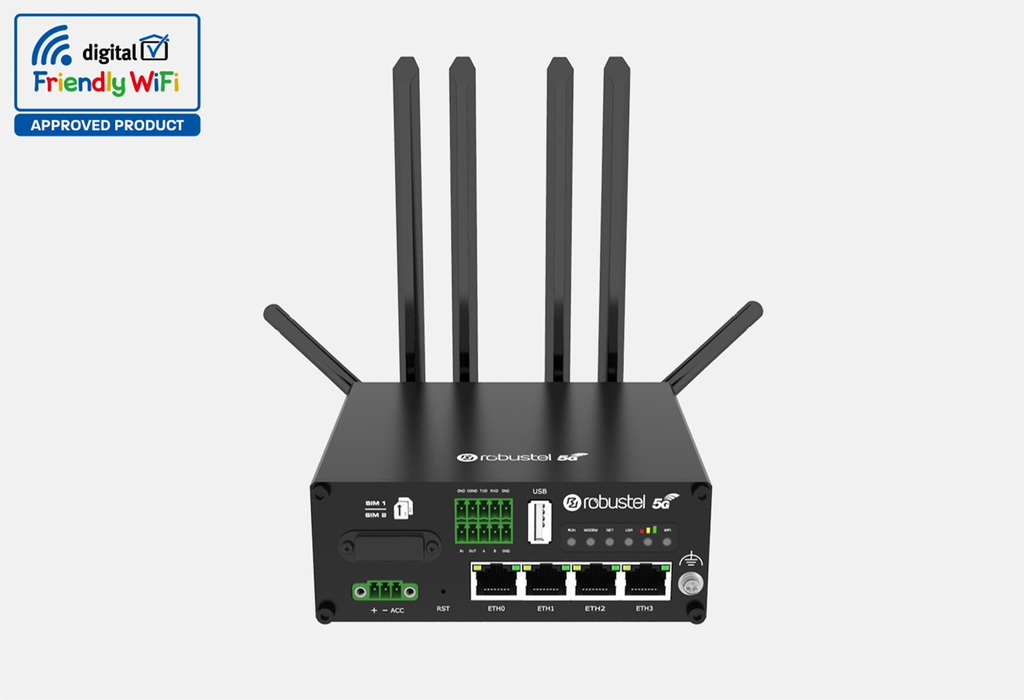 Router IoT 5G R5020 Dual SIM, 4xEth, 1xRS232, 1xRS485, 1xDI, 1xDO, 1 x ...
