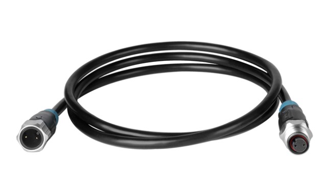 Cnlinko M12 Macho - Hembra 2 Pines Conector de Enchufe Circular de ...