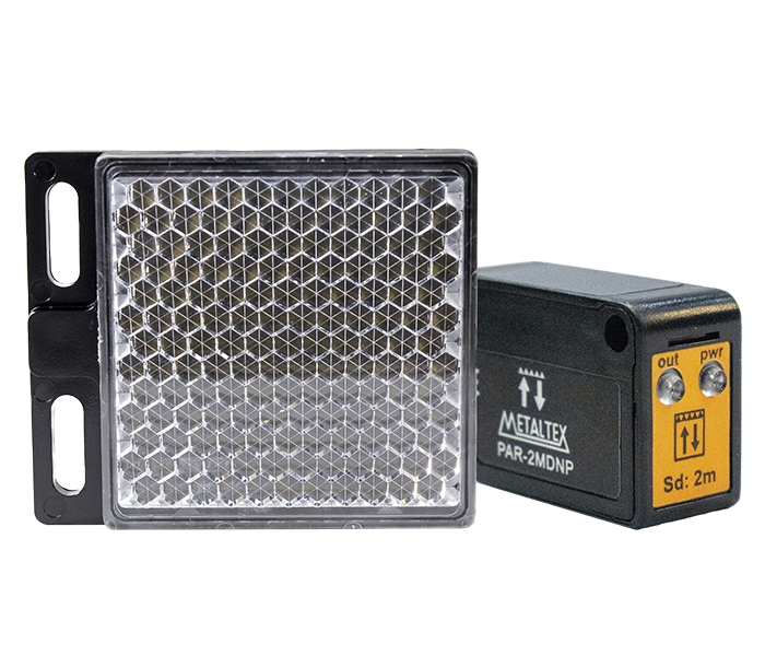 Sensor fotoeléctrico retroreflectivo 2M de distancia grado IP65 serie ...